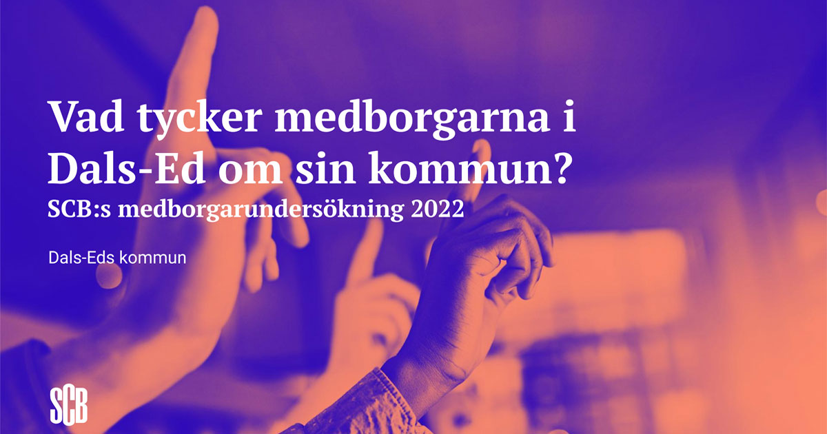Medborgarna tycker om Dals-Ed - Dals-Eds kommun