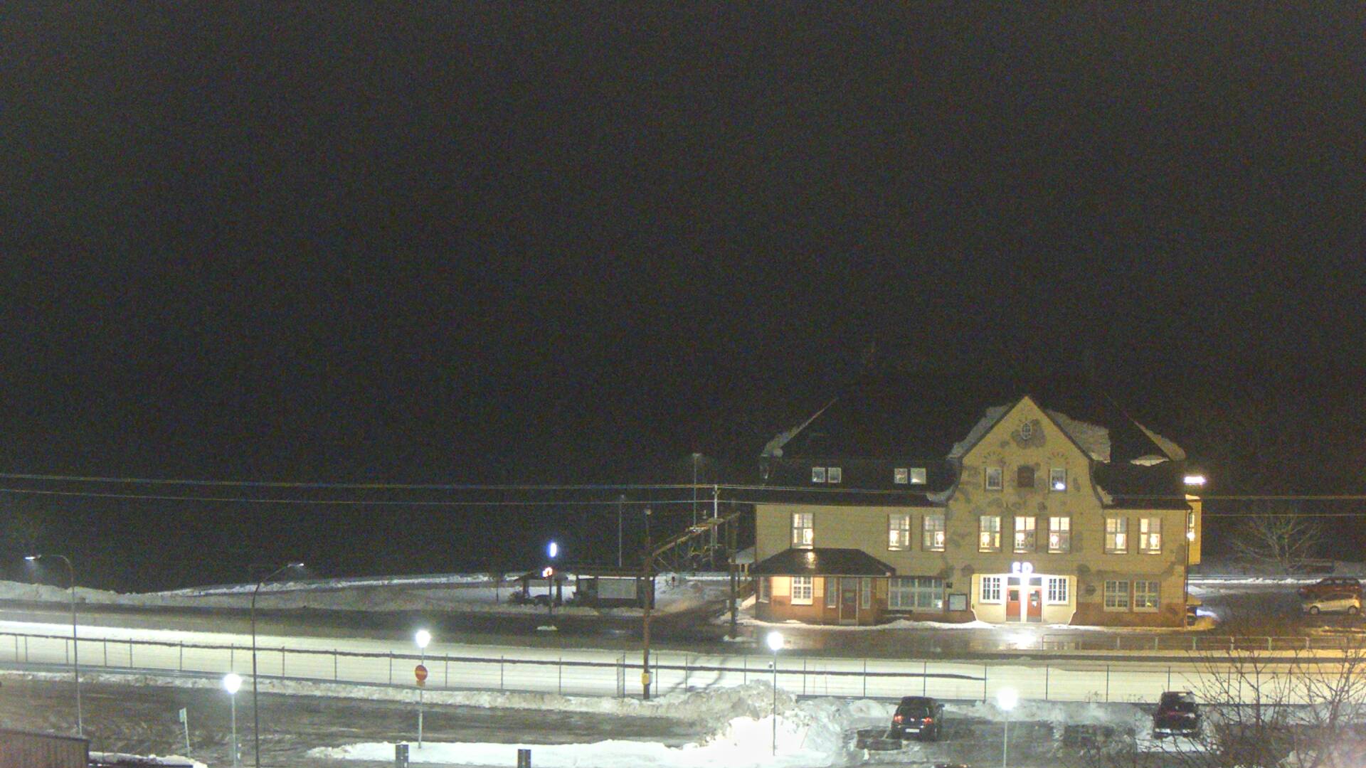 Webcam Ed - Dals-Ed / Blick auf den Bahnhof und den südlichen Teil des ...